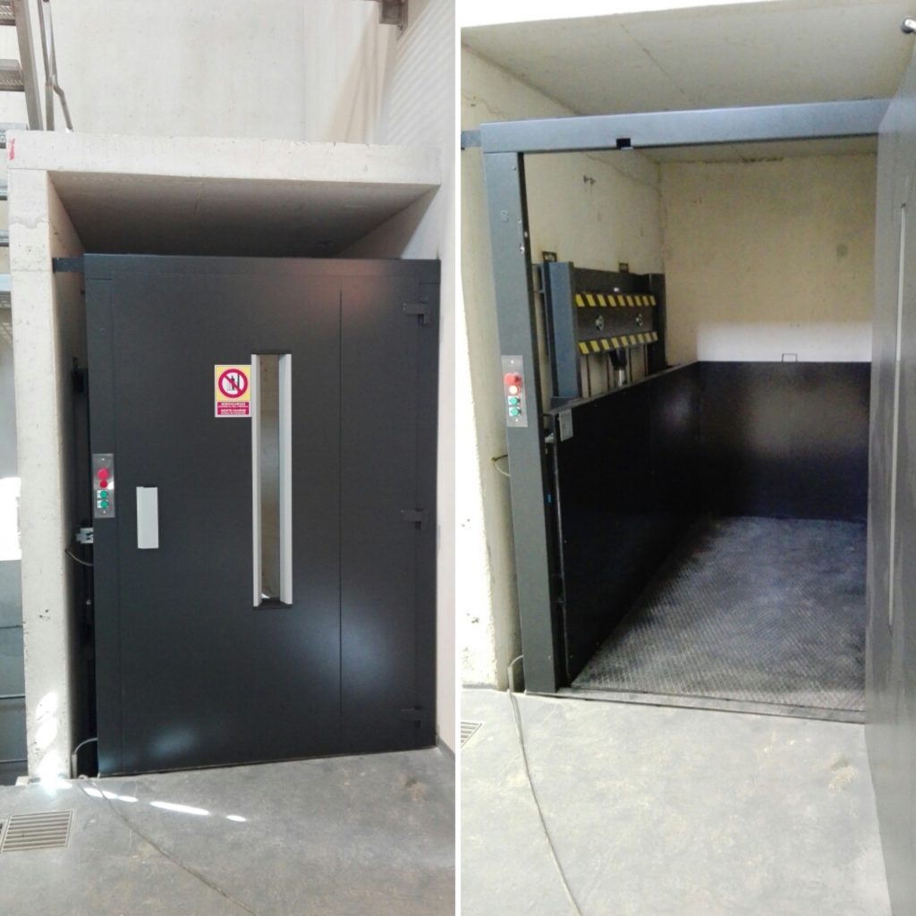 Monte-charge sur mesure modèle DHS ECO - Sud Accessibilité